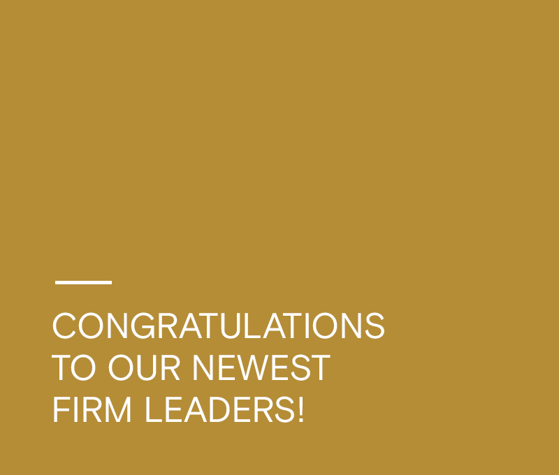 Key Staff Advances to New Leadership Positions - OTJ Architects